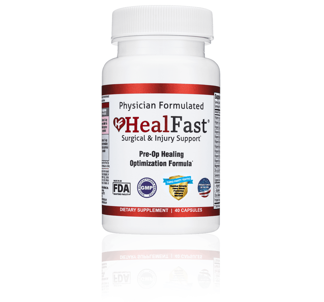 Physician-Crafted Recovery Nutraceuticals | HealFast | Surgery, Injury